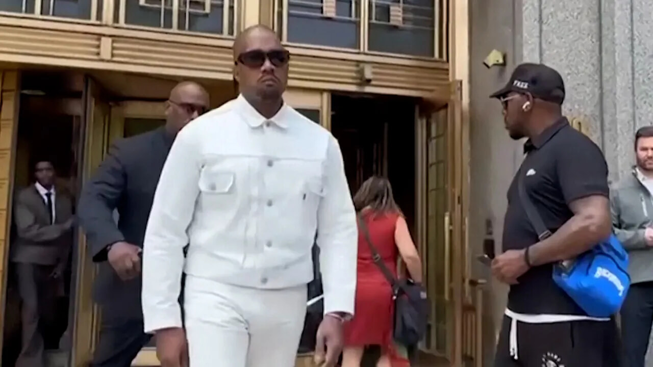 Kanye West Makes Appearance At Diddy Trial To Support Him - The Arrival ...